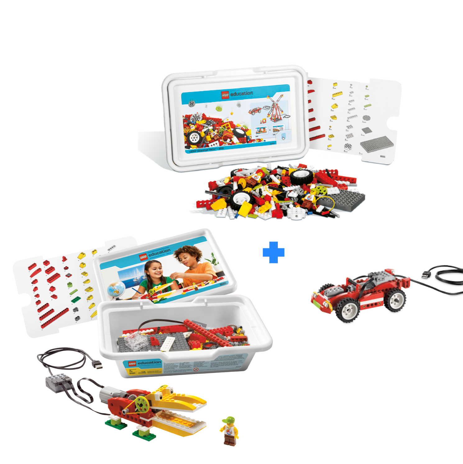 Paquete Set Base WeDo (9580) + Recursos (9585) LEGO® Education – Edacom ...